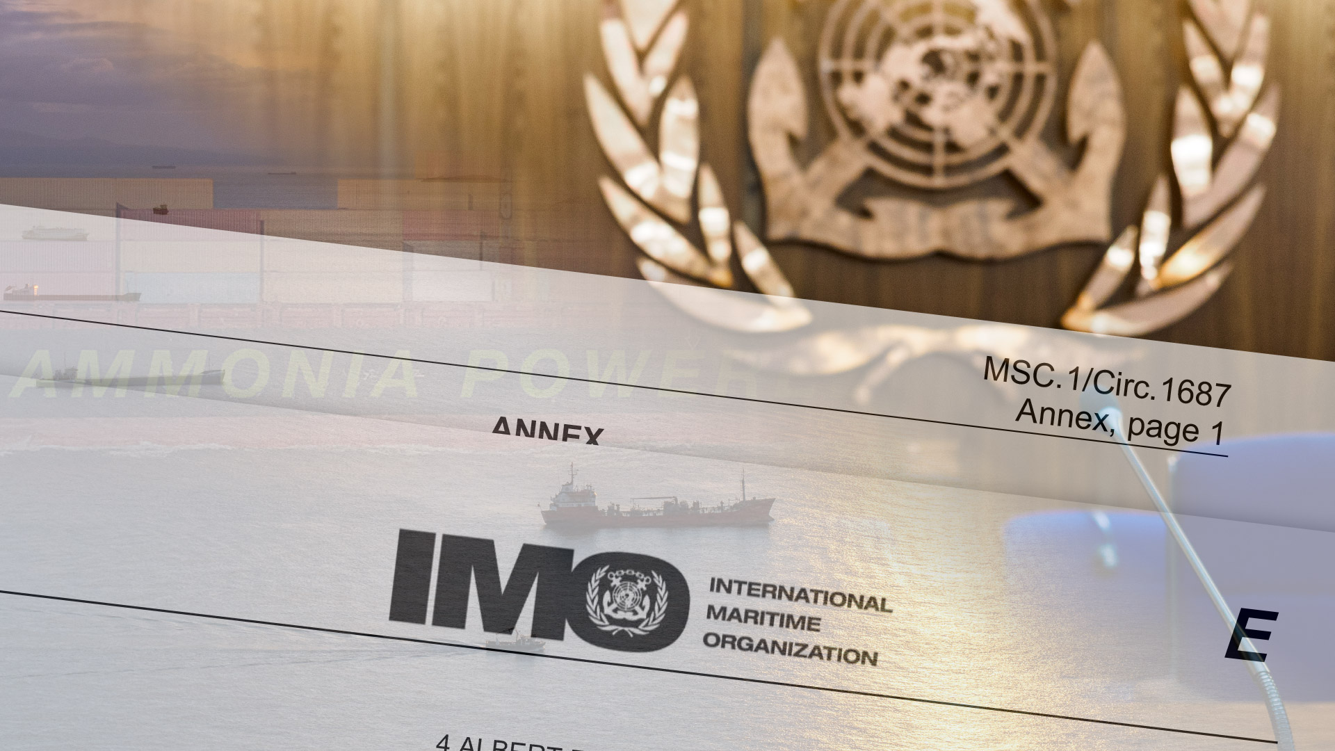 IMO issues interim guidelines for safety of ammonia-fuelled ships