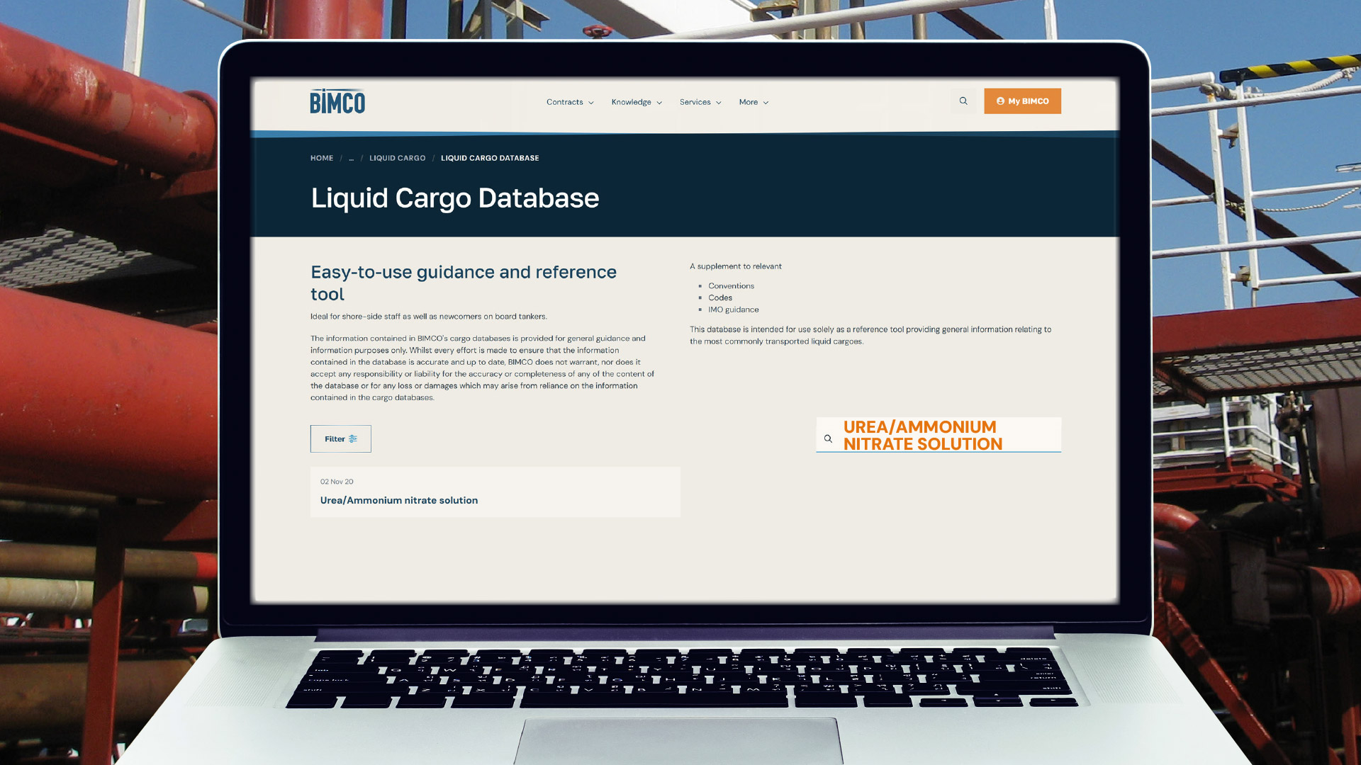 Liquid cargo of the month – Urea/Ammonium Nitrate Solution